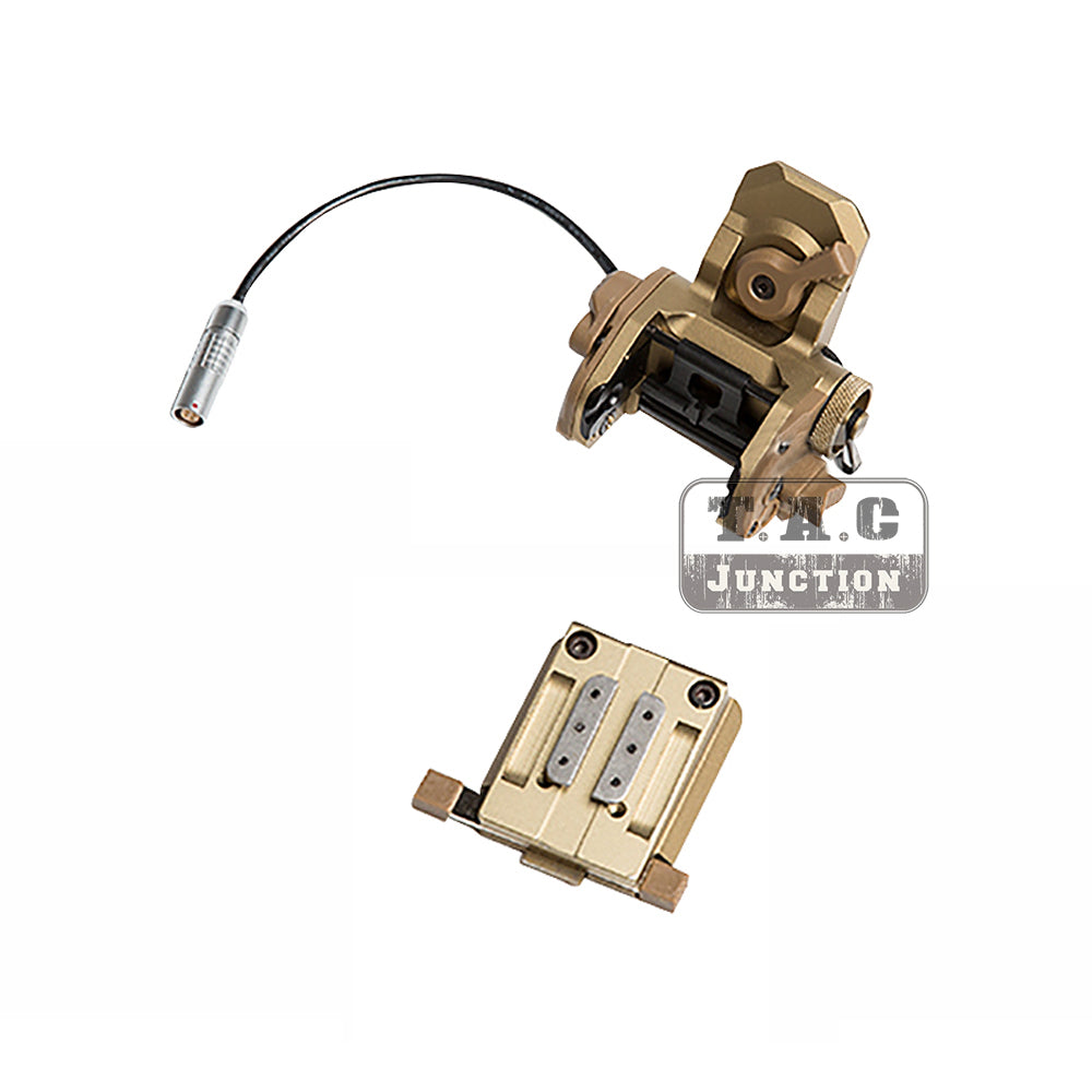 Tactical GSGM NVG Mount w/Helmet Shroud Adapter Plate for ANVIS – tac ...