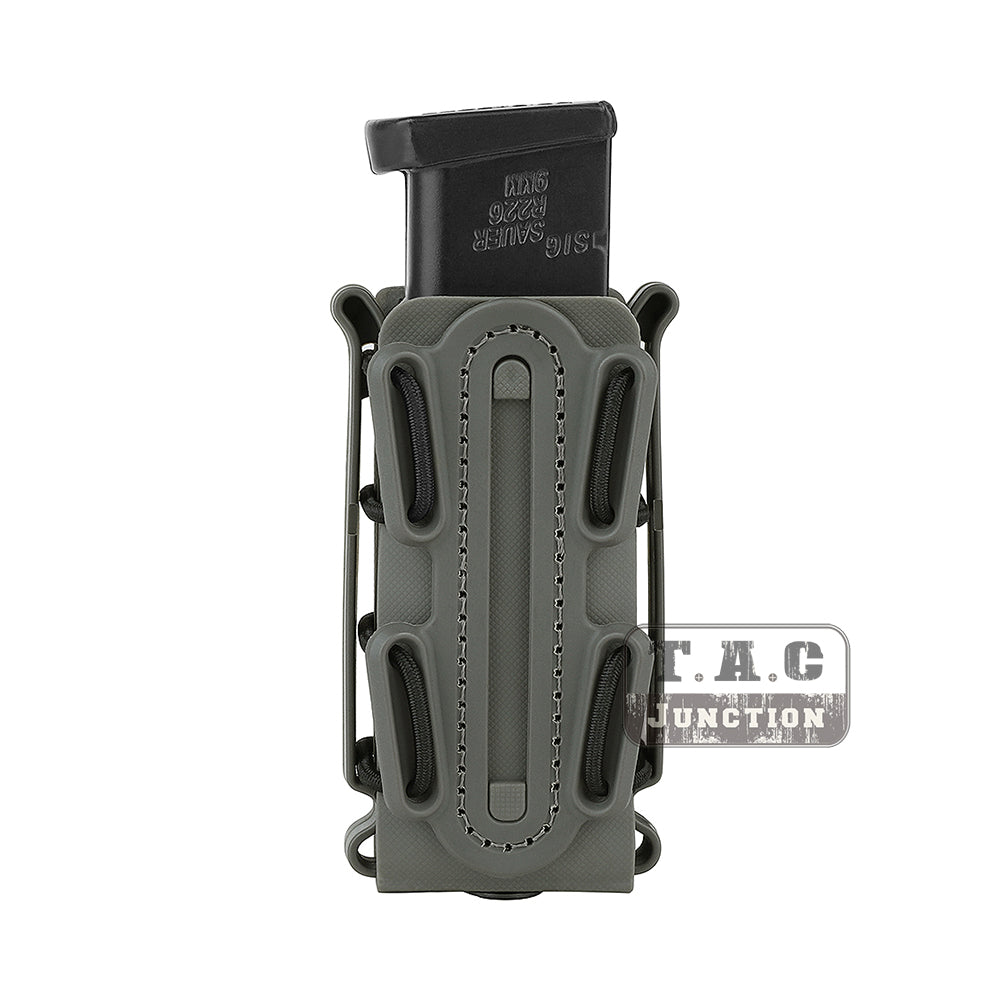 Soft Shell 9mm Pistol Magazine Pouches Mag Carrier Tall W/ Belt Loop ...