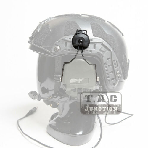 Tactical Rotating Helmet ACH-ARC Rail Adapter Bracket Set for Headset ...
